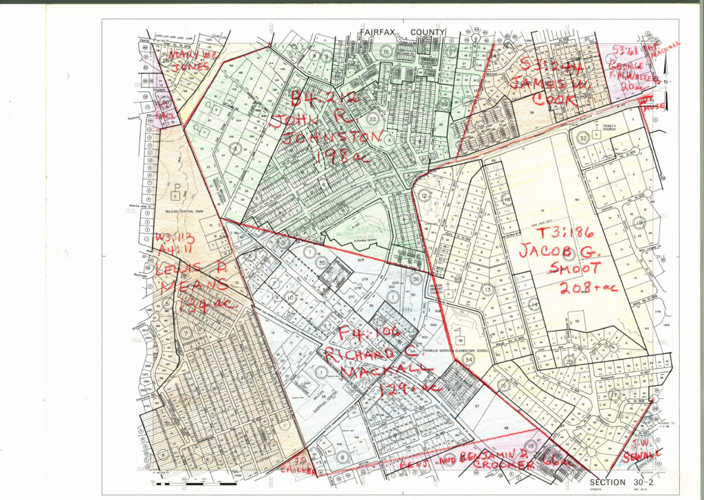 1860 Fairfax County Maps History Commission | Virginia Map