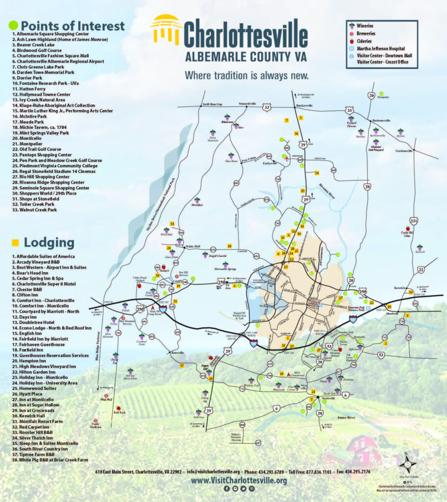 Charlottesville Area Maps Visit Charlottesville | Virginia Map Charlottesville Area Maps Visit Charlottesville | Virginia Map