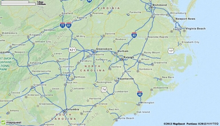 MapQuest Maps Driving Directions Map Nc Map Driving Directions Map | Virginia Map