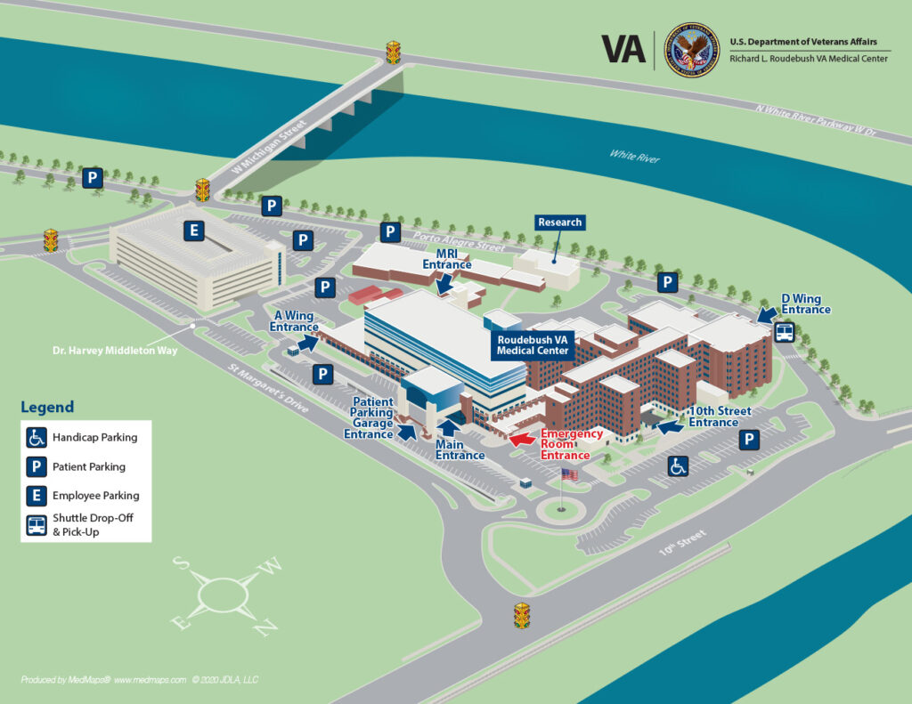 Richard L Roudebush VA Medical Center | Virginia Map