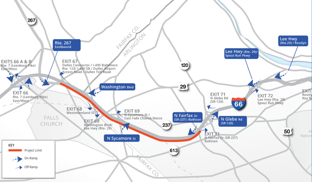 Transform 66 Inside The Beltway | Virginia Map